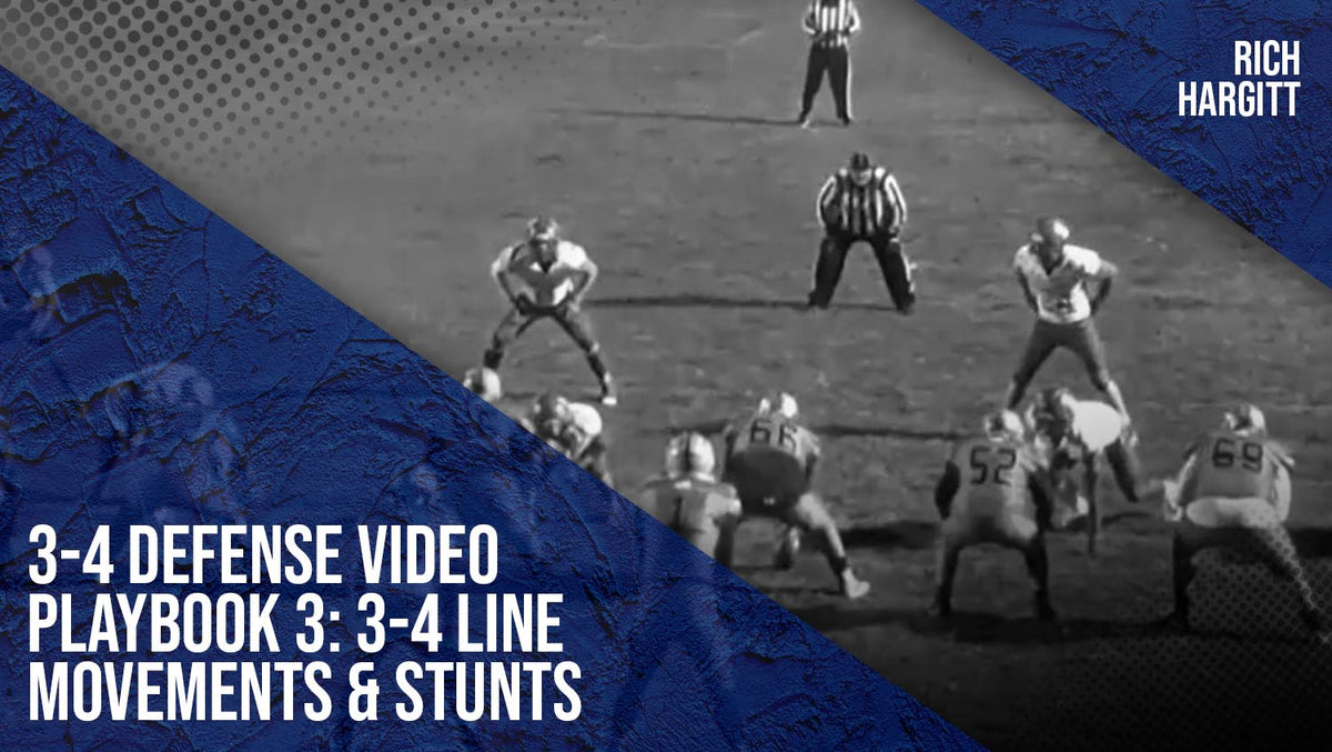 Line Movements of the 3-4 Defense – Rich Hargitt Football